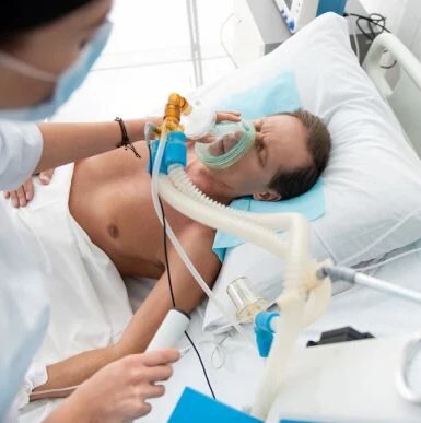 Helmet noninvasive ventilation not superior to high-flow nasal oxygen ...