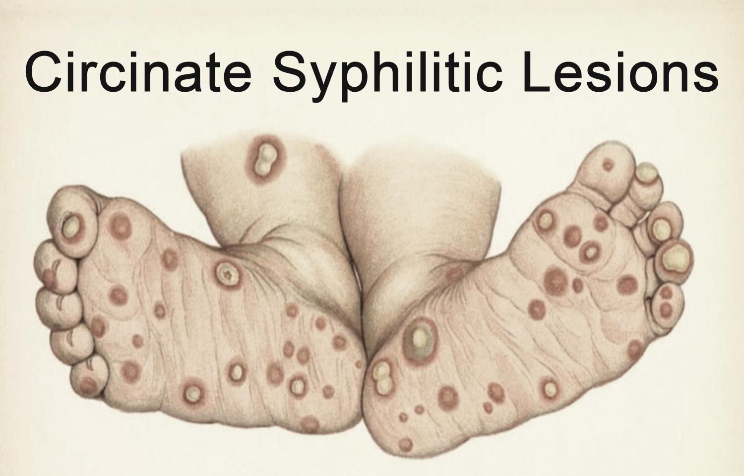 Case of Circinate Syphilitic Lesions reported in NEJM