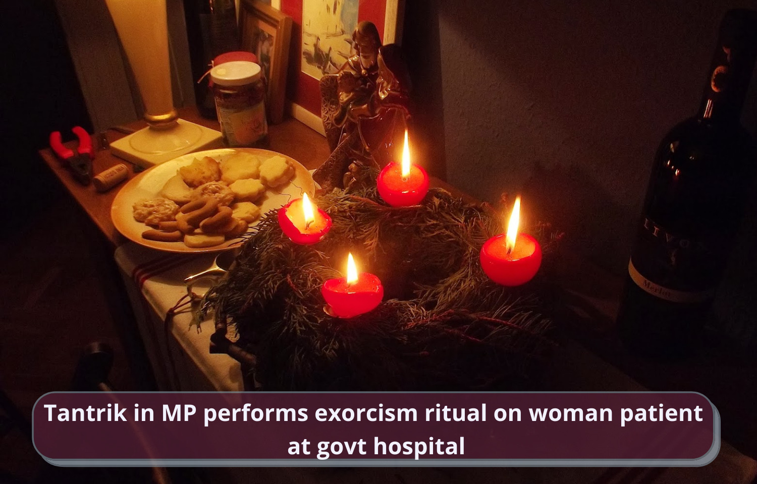 Tantrik performs exorcism ritual on female patient at Madhya Pradesh ...