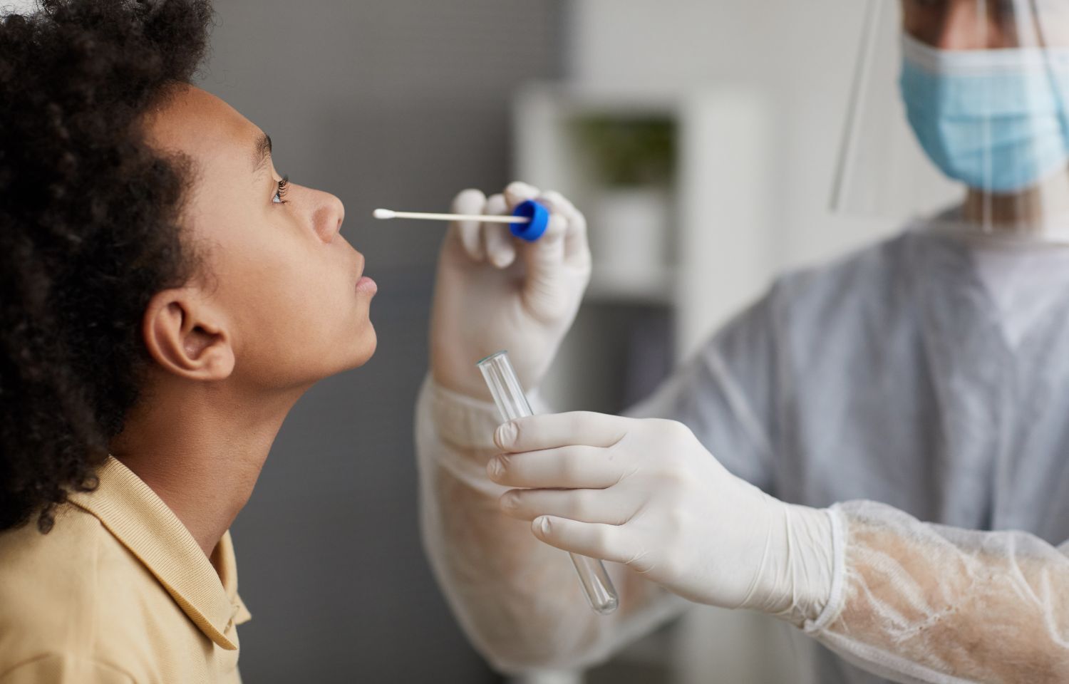 With age-appropriate instructions children can self swab efficiently ...