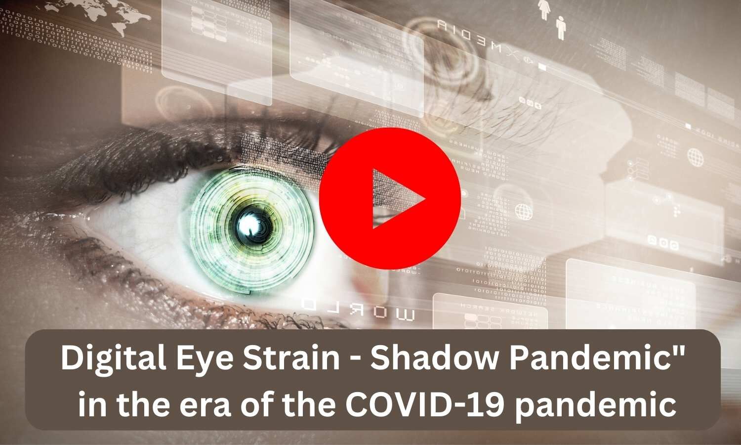 Digital Eye Strain - Shadow Pandemic" in the era of the COVID-19 pandemic