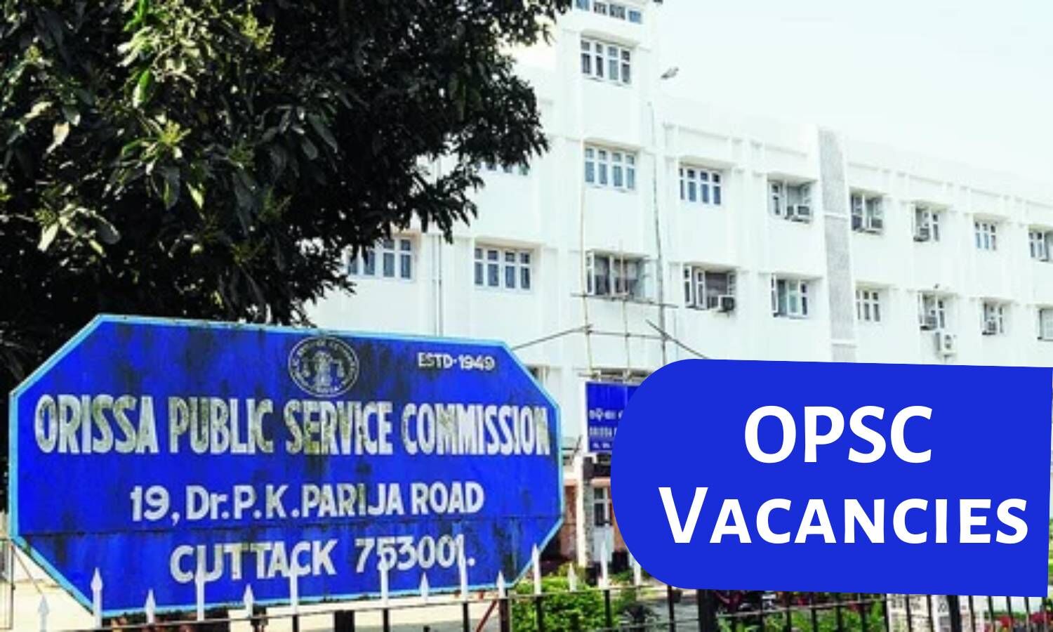 Assistant Professor Post Vacancies At Odisha Public Service Commission ...