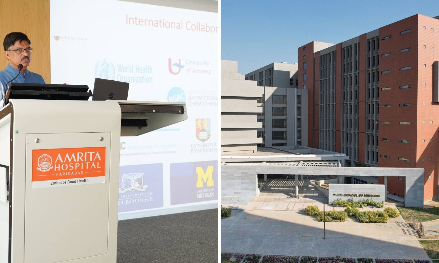 Amrita School of Medicine Faridabad to admit its first batch of 150 ...