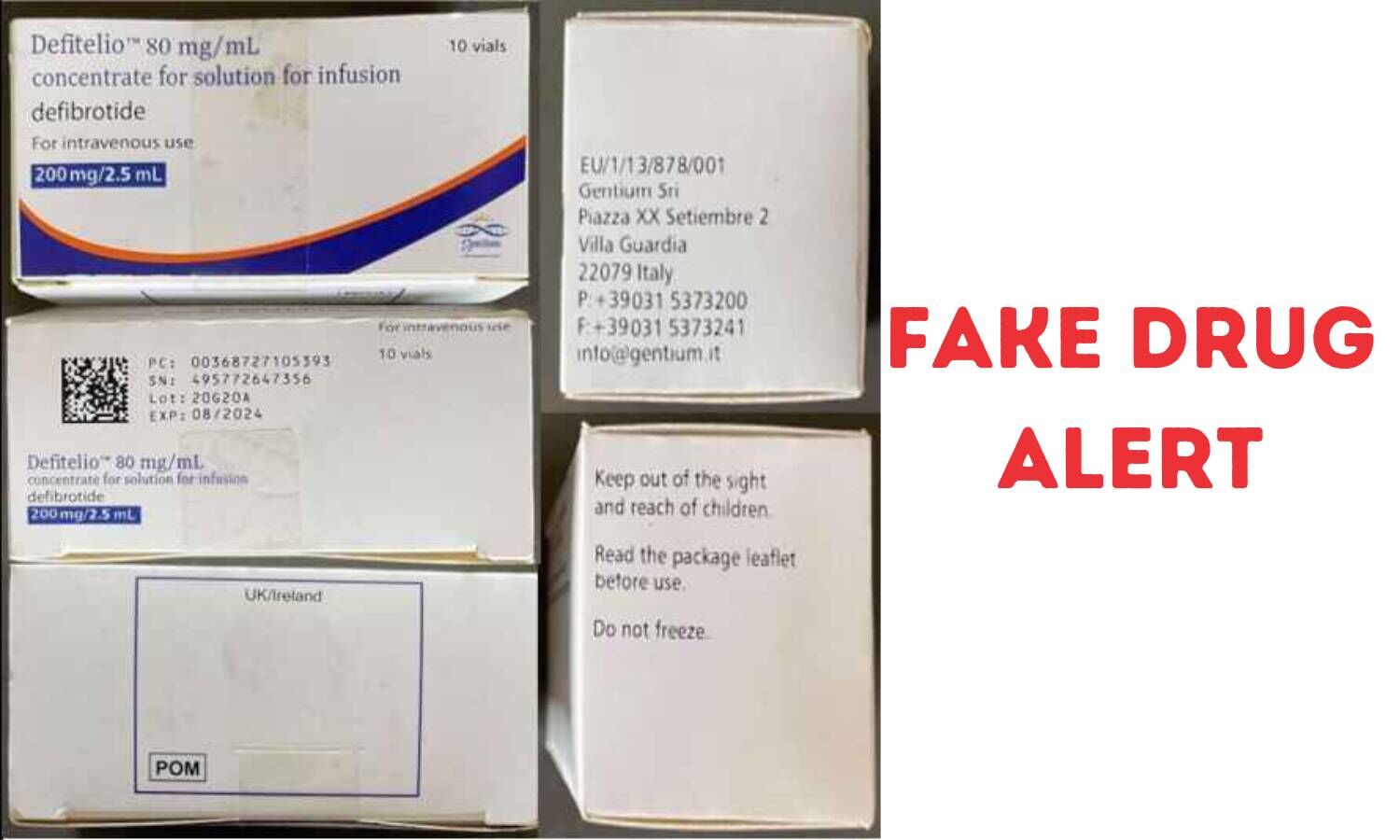 CDSCO raises alert on fake batch of DEFITELIO