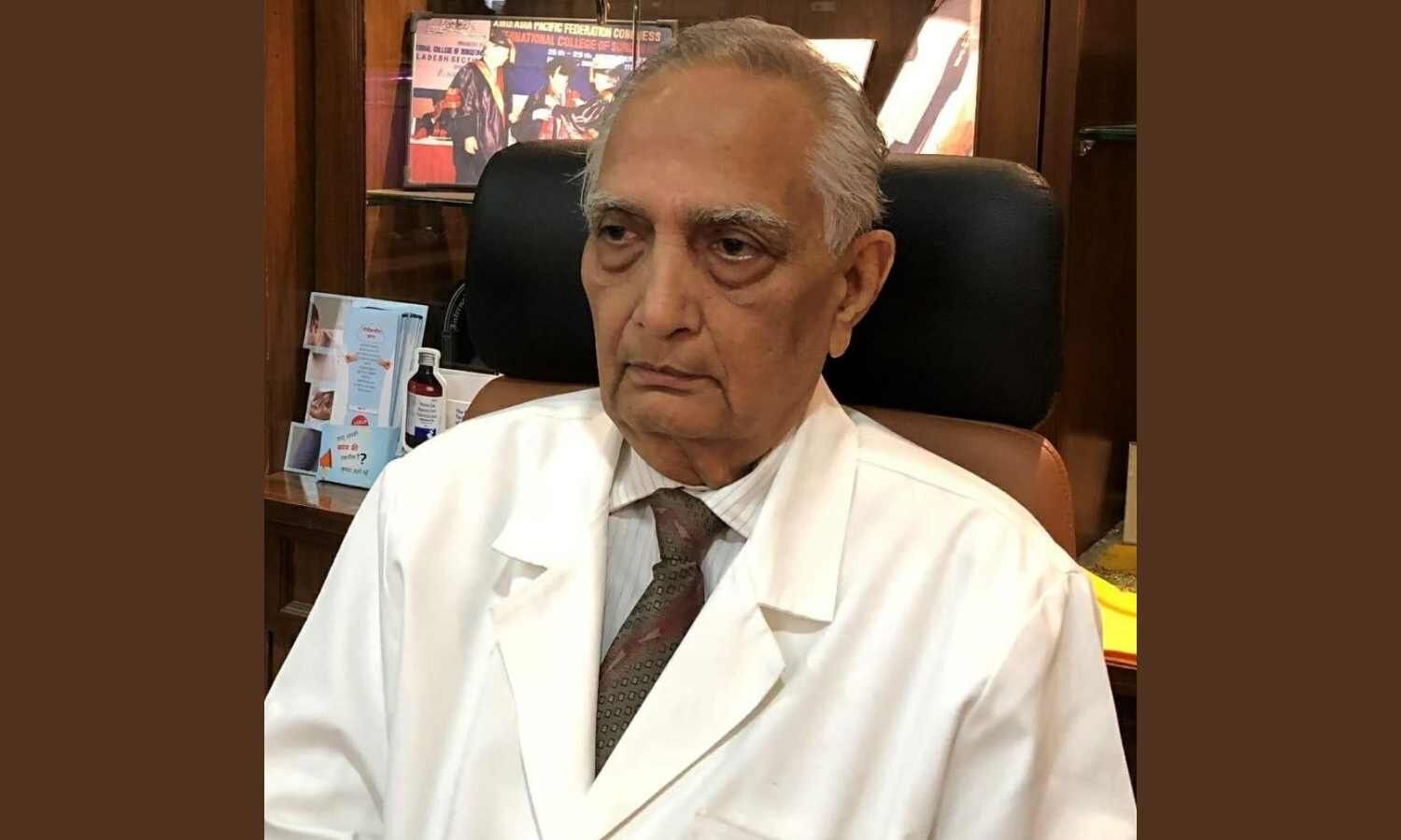 Renowned Urologist-Surgeon, known as Father of Asopa technique Prof H S ...