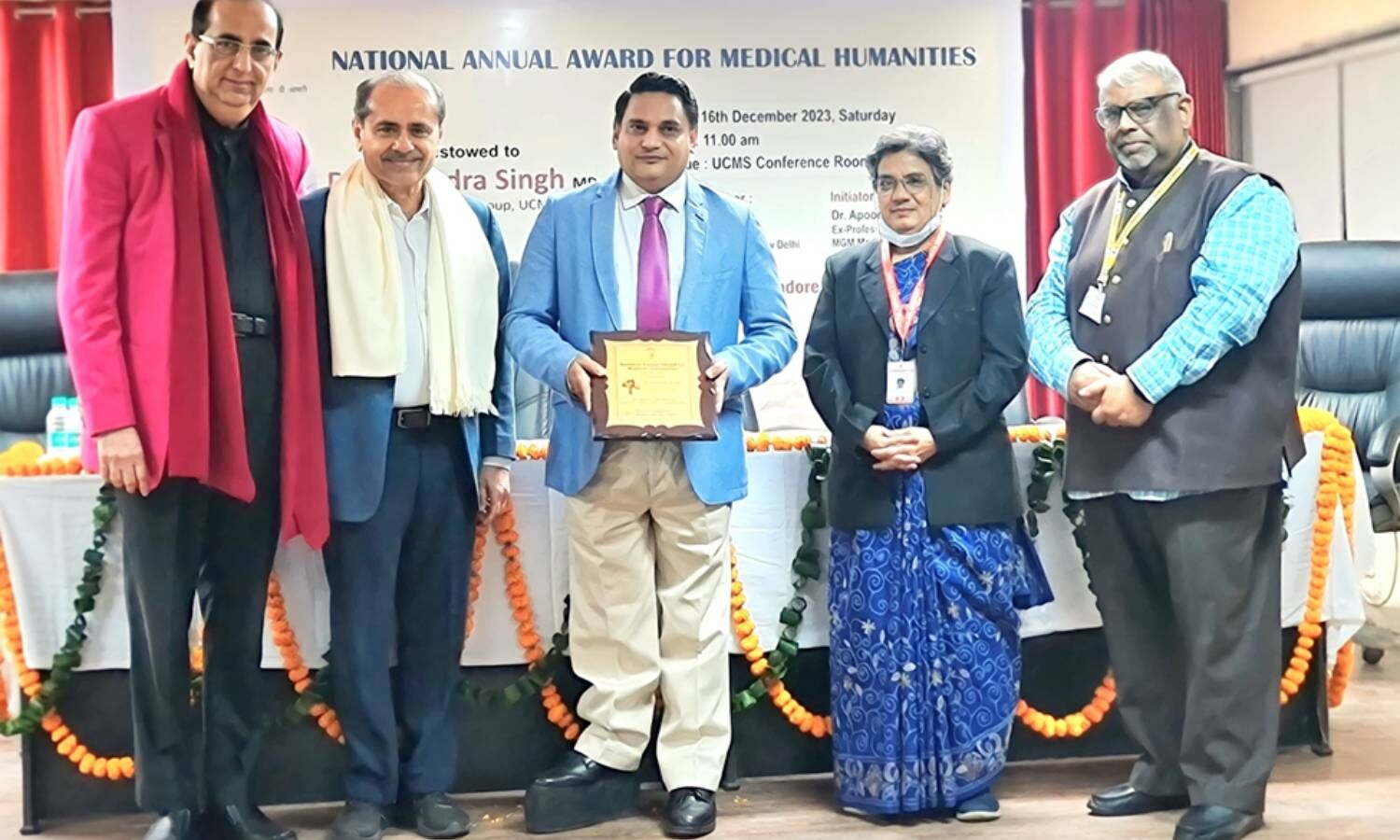 UCMS Professor Dr Satendra Singh conferred National Annual Award for ...