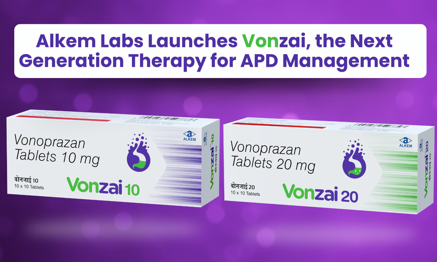 Alkem Labs Launches Vonzai, the Next Generation Therapy for APD Management