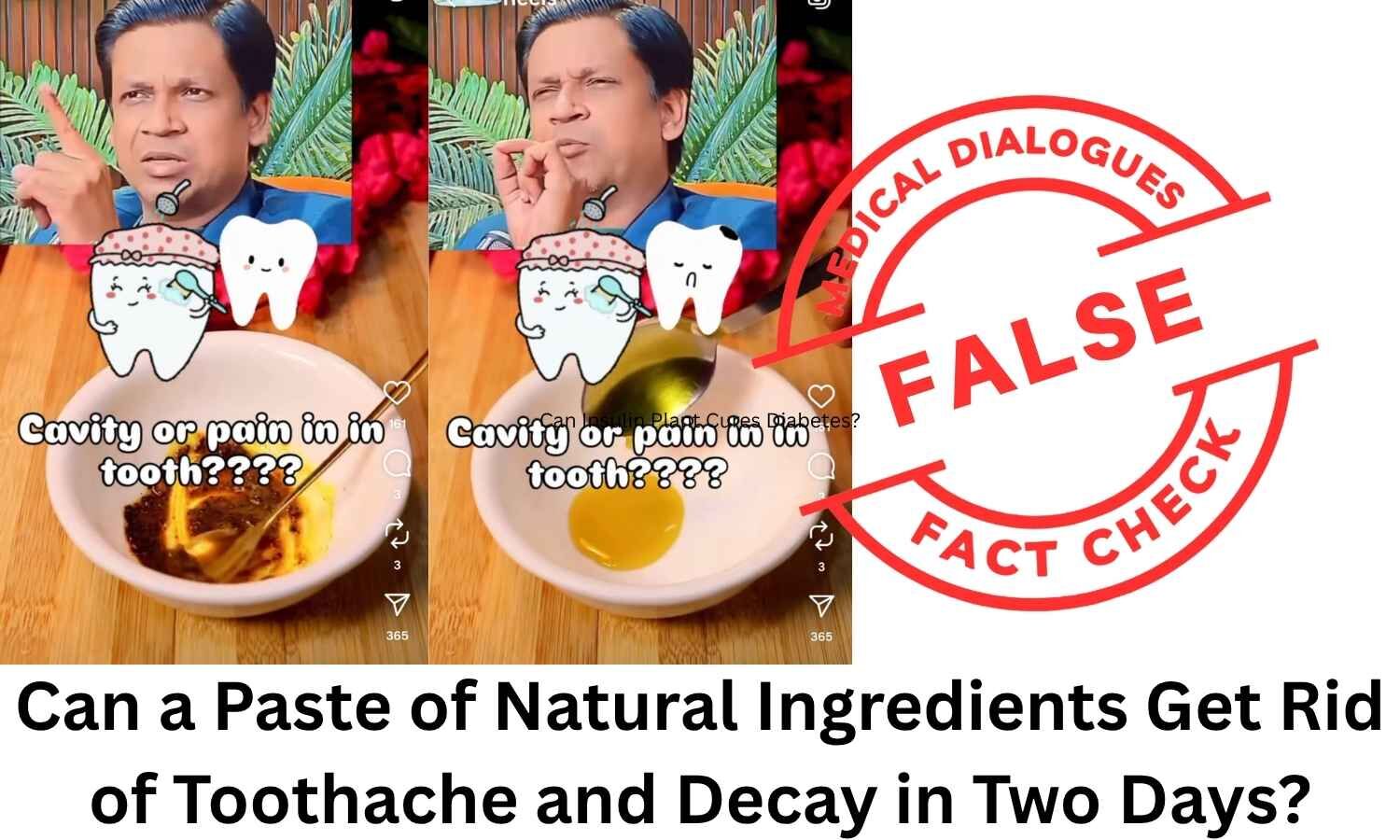 Fact Check: Can a Paste of Natural Ingredients Fix Toothache and Tooth ...