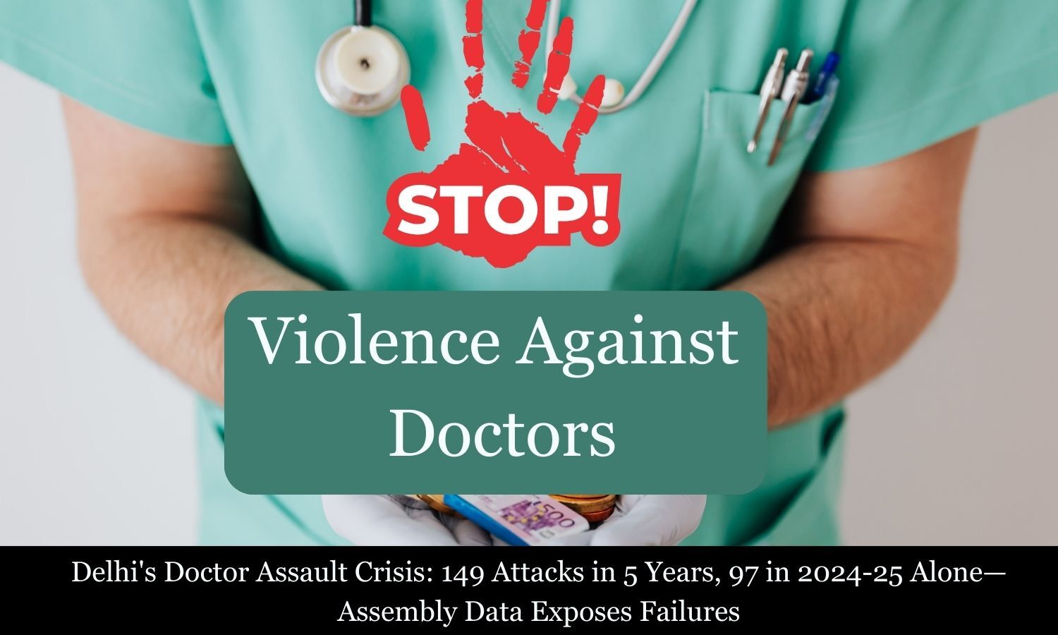 Delhi: 149 attacks on doctors in five years, assembly data reveals