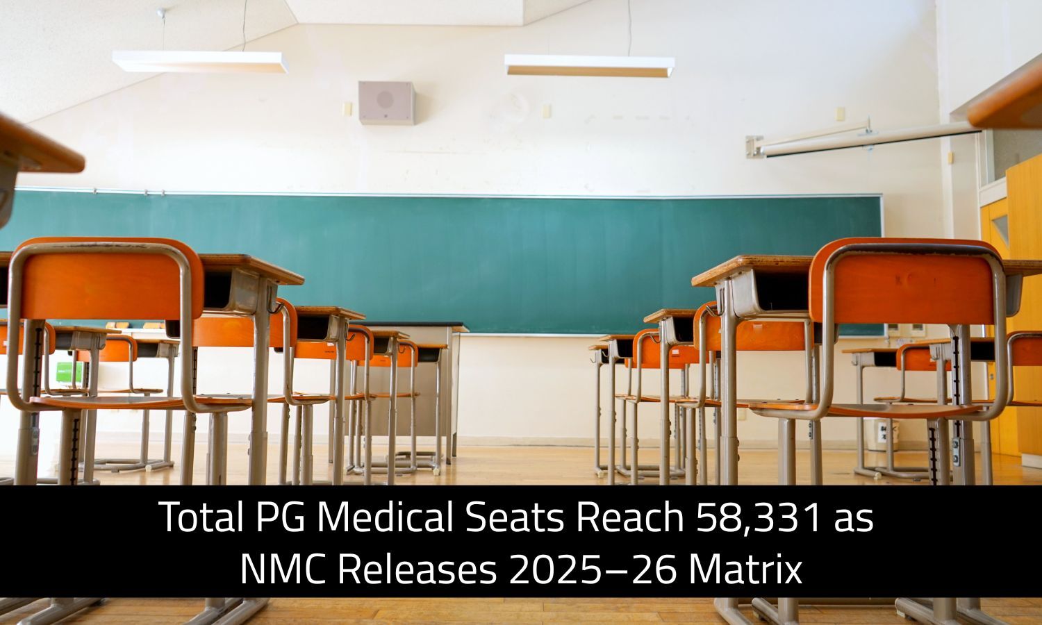 NMC Releases 2025–26 Seat Matrix, Total PG Medical Seats Reach 58,331