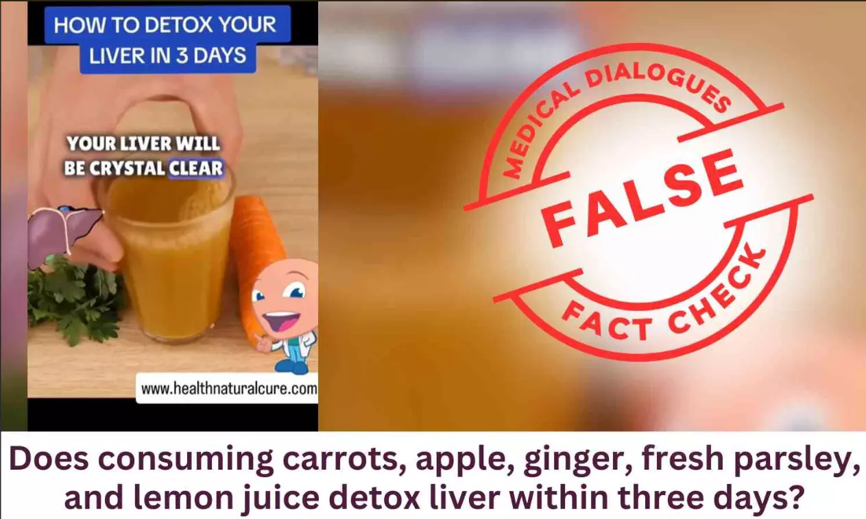 Fact Check: Can carrots, apple, ginger, fresh parsley, and lemon juice ...