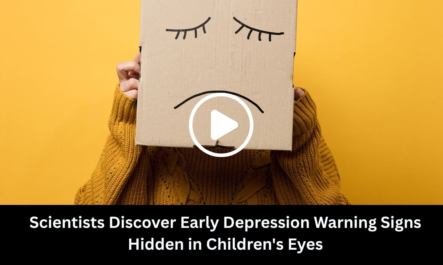 Scientists Discover Early Depression Warning Signs Hidden in Children's ...